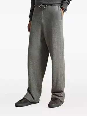 Polo Ralph Lauren Drawstring Pants In Cotton And Waffle-knit