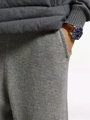 Polo Ralph Lauren Drawstring Pants In Cotton And Waffle-knit