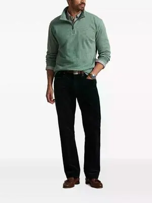 Polo Ralph Lauren Estate-rib Quarter-zip Sweater - Green