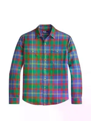 Polo Ralph Lauren Check-print Button-down Shirt - Blue