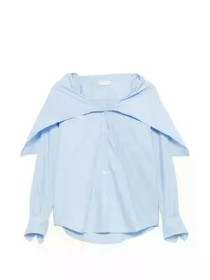 7 For All Mankind Cape-panel Long-sleeve Shirt