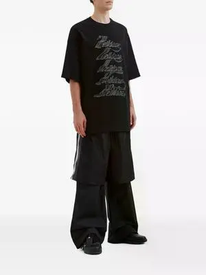 We11Done Logo-print Oversized T-shirt