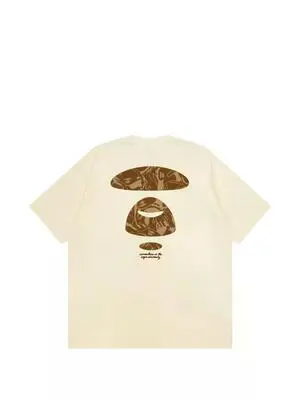 AAPE BY *A BATHING APE Logo-embroidered Camouflage-print T-shirt