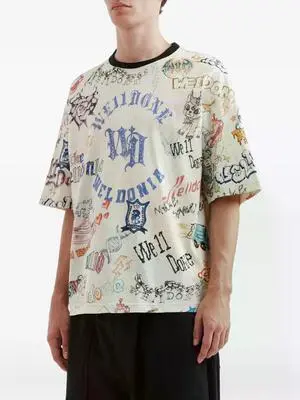 We11Done Graphic-print Cotton T-shirt