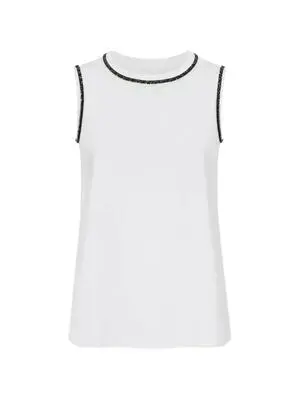 Max Mara Bead-embellished Vest Top
