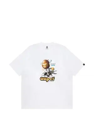 AAPE BY *A BATHING APE Moonface Graphic-print T-shirt