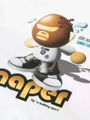 AAPE BY *A BATHING APE Moonface Graphic-print T-shirt