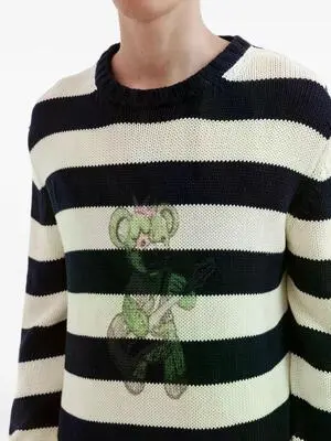 We11Done Striped Graphic-print Jumper