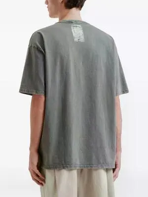 AFTERMATHS Slogan-print Cotton T-shirt