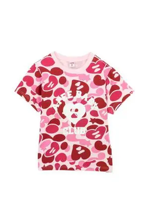 APEE™ BY *A BATHING APE® Camo Graphic Tee - Pink