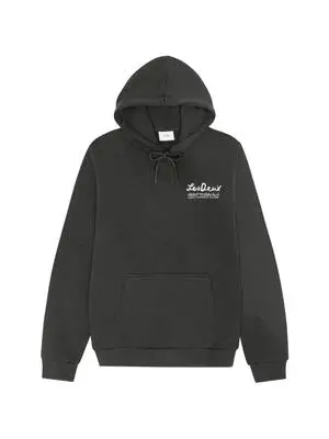 LES DEUX Rural Graphic-print Drawstring Hoodie - Green