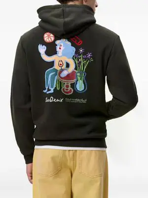 LES DEUX Rural Graphic-print Drawstring Hoodie