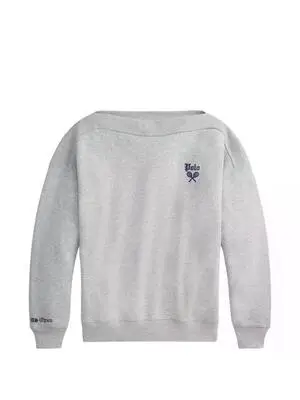 Polo Ralph Lauren Bateau-neck Logo-embroidered Sweater