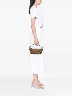 Gucci 2000-2015 Gg Canvas Boat Shoulder Bag - Neutrals