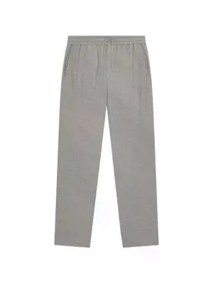 LES DEUX Melange Drawstring Trousers - Grey