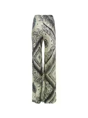 Roberto Cavalli Bandana-print Palazzo Pants