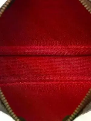 LOUIS VUITTON 2008 Damier Ebene Mini Pochette Accessoires Handbag