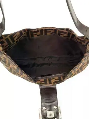 Fendi 2000-2010 Zucca Canvas Shoulder Bag