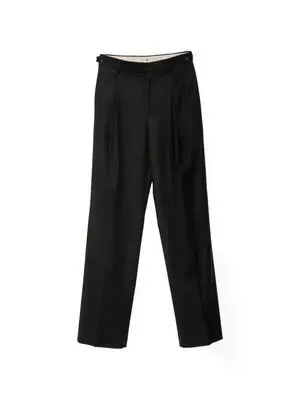 BERWICH Pleated Trousers - Black