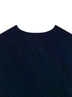 Givenchy Asymmetric Ribbed-knit Sweater