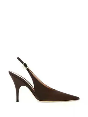 GIANVITO ROSSI Sofia Slingback Pumps - Brown