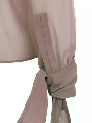 Saint Laurent Lavallière Silk Blouse