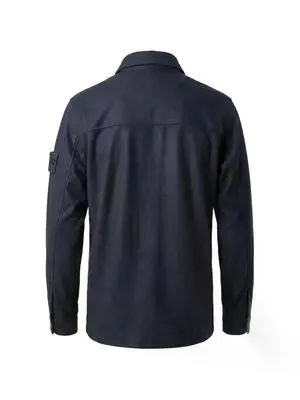 Stone Island Logo-patch Button-up Shirt