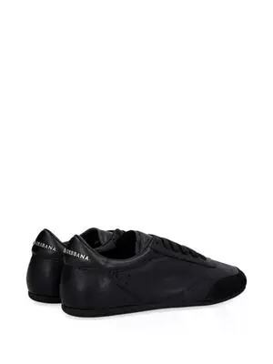 Dolce & Gabbana Suede-panelled Leather Sneakers