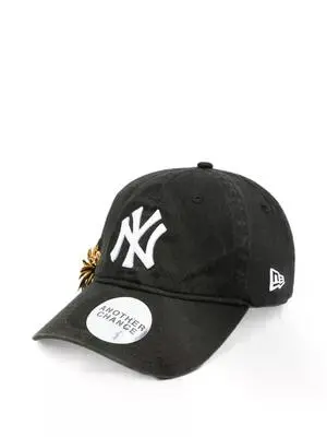 ANOTHER CHANCE Embellished Logo-embroidered Baseball Cap - Black