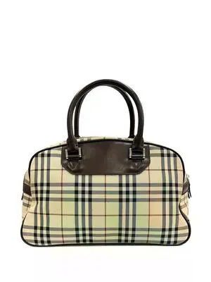 Burberry 2000-2017 House Check Canvas Handbag