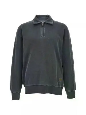 Carhartt Work In Progress Harper Quarter-zip Polo Shirt - Grey