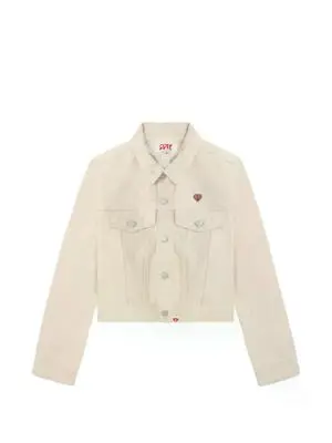APEE™ BY *A BATHING APE® Logo-embossed Denim Jacket - Neutrals