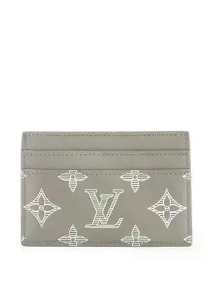 LOUIS VUITTON Double Monogram Shadow Leather Card Holder