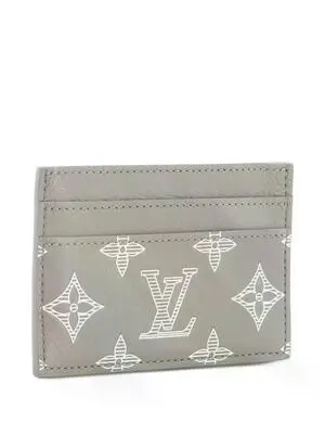 LOUIS VUITTON Double Monogram Shadow Leather Card Holder