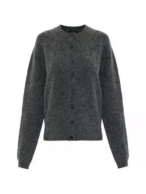 A.p.c. Brushed Button-up Cardigan - Grey