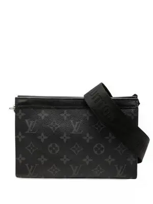 LOUIS VUITTON Monogram Eclipse Gaston Wearable Wallet Crossbody Bag