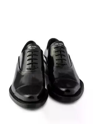 Prada Polished Leather Sneakers