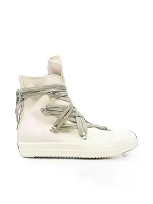 Rick Owens Megalace Pentagram Lace-up Sneakers - Neutrals