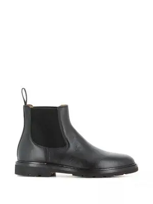 HENDERSON BARACCO Elasticated-side Leather Chelsea Boots - Black