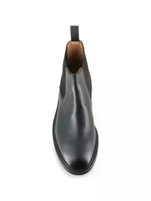HENDERSON BARACCO Elasticated-side Leather Chelsea Boots