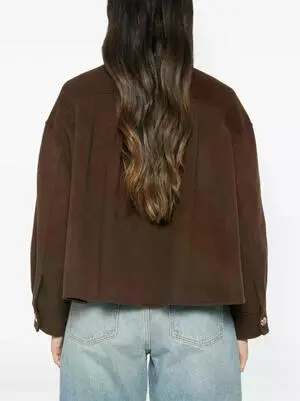 Maje Button-up Shirt-collar Coat