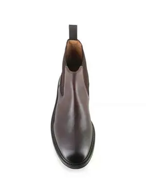 HENDERSON BARACCO Elasticated-panel Leather Boots