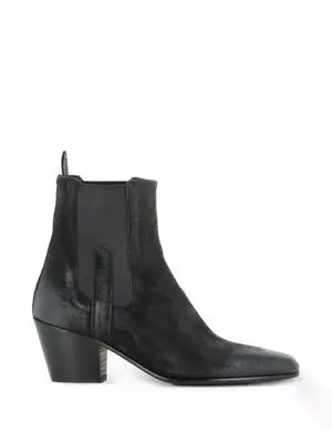 PANTANETTI Square-toe Chelsea Boots - Black