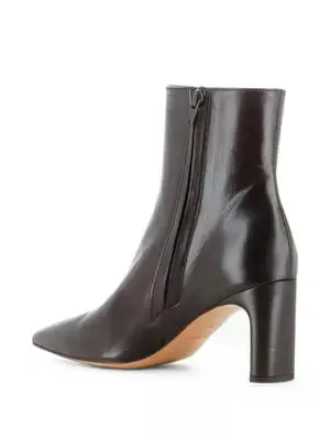 TASSINARI Pointed-toe Leather Ankle Boots