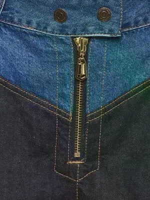 Zimmermann Panelled Wide-leg Denim Shorts