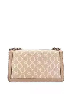 Gucci Dionysus Bag Gg Coated Canvas With Leather Small Shoulder Bag - Neutrals