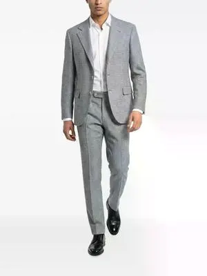 Brunello Cucinelli Checked Wool-blend Suit - Grey