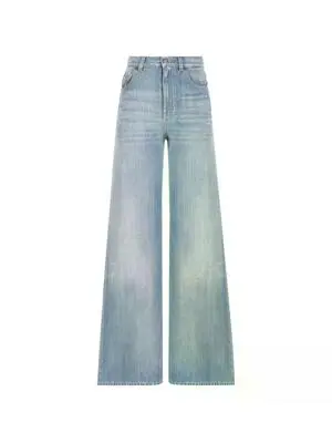 Chloé High-rise Wide-leg Jeans In Denim