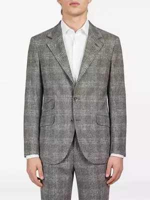 Brunello Cucinelli Prince Of Wales Check Suit - Grey