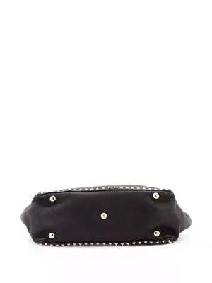 Valentino Garavani Rockstud Pebbled Leather Medium Tote Bag
